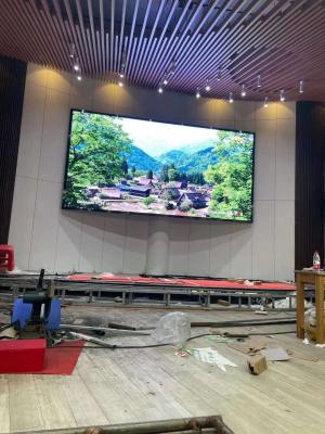China P4 P5 Indoor Fixed LED Screen Wall Front Access With Steel Cabinet for sale