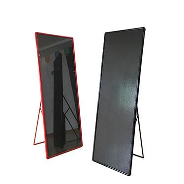China High Refresh P2.5 Indoor Mirror LED Poster Advertising Player Display for sale