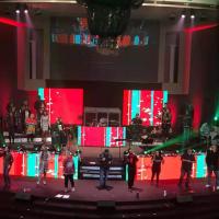 China Lightweight Curved P3.91 Stage Rental LED Display 500x500mm Panel 1920Hz Refresh for sale
