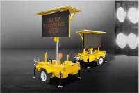 China 9000 nits P20 Outdoor LED Trailer Vehicle Message Sign for Traffic Service for sale