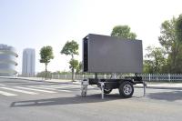 China Double Sides P5 Mobile LED Screen Trailer Mounted Led Screen With Hydraulic System for sale