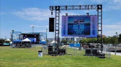 China Waterproof IP65 P3.91 Outdoor Rental LED Display Video Wall 500x1000mm Panel for sale