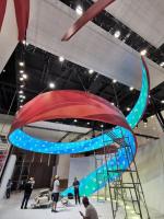 China Indoor P2 P3 P4 Flexible LED Display 360 Degree Soft Module 5mm Thickness 0.18kg for sale
