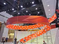 China Indoor P2 P3 P4 Flexible LED Display 360 Degree Soft Module 5mm Thickness 0.18kg for sale