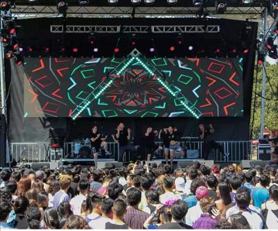 China P4.81 Outdoor Rental LED Display 50x50cm Front Service Panel 6000nits IP65 for sale