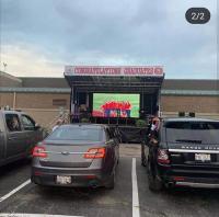 China Front Service P5.95mm Outdoor LED Display With 50x100cm Panel for sale