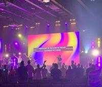 China Lightweight 2.6mm Stage Rental LED Display 3840Hz Refresh Rate 500x500mm Panel for sale