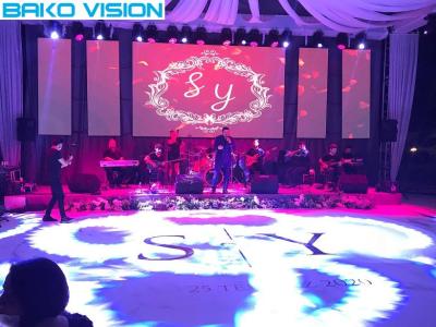 China High Definition P3.91mm Indoor Rental LED Display with Wide Viewing Angle and 16bits Digital Processing for sale