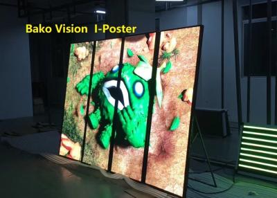China Indoor Standable LED Display Poster Screen Kiosk For Logo Advertising for sale
