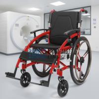 China The MRI Department-exclusive Non-magnetic Wheelchair Is Made of Magnesium Alloy and Has All the Necessary Certifications. for sale