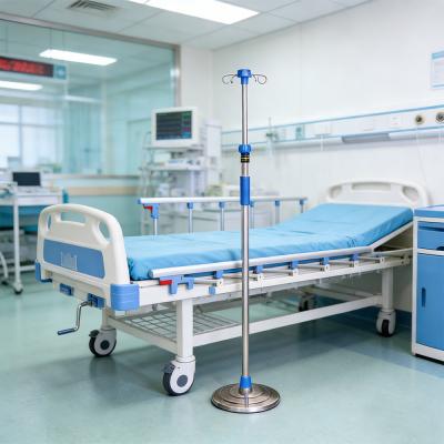 China MR Dedicated Non- Magnetic Hospital MRI Room IV Stand Corrosion-Resistant Height-Adjustable Medical IV Stand for sale