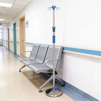 China MR Dedicated Non- Magnetic Medical IV Stand Non-n-slip and Corrosion-resistant Height Adjustable Featuring Four Hooks for sale