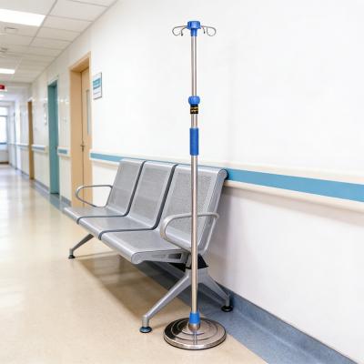 China MR Dedicated Non- Magnetic Medical IV Stand Non-n-slip and Corrosion-resistant Height Adjustable Featuring Four Hooks for sale