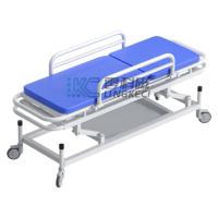 China MR Dedicated Non- Magnetic Transfer Bed up and Down  MRI-compatible Height-adjustable Aluminum Frame Hospital Bed for sale