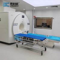 China MR Dedicated Non- Magnetic Transfer Bed up and Down  MRI-compatible Height-adjustable Aluminum Frame Hospital Bed for sale