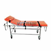 China MR Dedicated Non- Magnetic Transfer Bed Portable Emergency Stretcher Bed with Brakes for MRI Department for sale