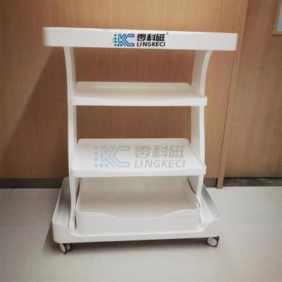China MR Dedicated Non-magnetic Four Layer Anti Magnetic Interference Coil Cart with 4 Wheels for MRI Department for sale