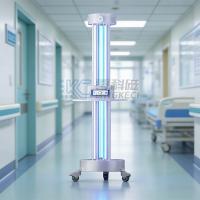 China MR Dedicated Non Magnetic 960W High Power UV Disinfection Trolley with Voice Prompts for MRI Department for sale