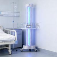 China MR Dedicated Non Magnetic 960W Smart UV Disinfection Trolley with Infrared Safety Sensor for MRI Department for sale