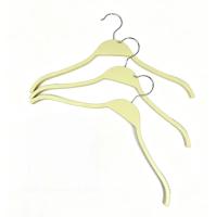 China Off-white thickened and sturdy poleless clothes hanger with 40cm length and non-slip design for wardrobe storage for sale