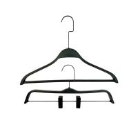 China Non-slip non-marking ABS/PP material trouser hanger and clothes hanger for men's and women's clothing stores for sale