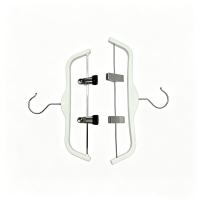 China Thickened non-slip mark-free children's plastic trouser hangers for clothing stores in various sizes for sale