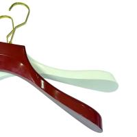 China ABS material suit hanger with 44cm length and color-blocked design for hotels and clothing stores for sale