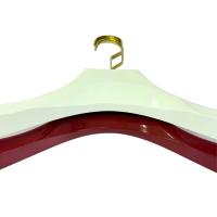 China ABS material suit hanger with 44cm length and color-blocked design for hotels and clothing stores for sale