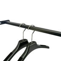 China Thickened and widened ABS material suit hanger with Velcro anti-slip for coats and clothing for sale