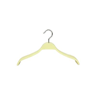 China Off-white thickened and sturdy poleless clothes hanger with 40cm length and non-slip design for wardrobe storage for sale