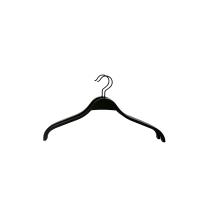 China Wide-shouldered Non-slip Plastic Clothes Hanger with 43cm Length for Clothing Store Display for sale