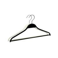 China Non-slip thickened plastic clothes hanger with 46cm length for men and women's clothing stores for sale