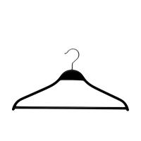 China Non-slip thickened plastic clothes hanger with 46cm length for men and women's clothing stores for sale