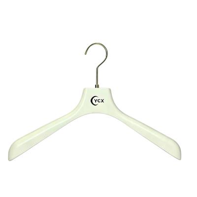 China ABS Material Suit Hanger with Non-Slip Wide Shoulders and Custom Colors for Hotels and Suit Shops for sale