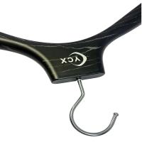 China ABS material suit hanger with wide shoulders and non-slip grip for clothing stores and hotels for sale