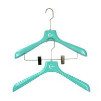 China Wide-shouldered dip-coated suit hanger thickened and reinforced for clothing stores and hotels for sale
