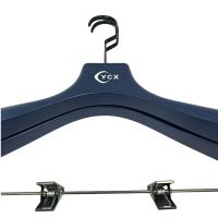 China Thickened and wide-shouldered non-slip suit hanger and coat hanger for hotels and clothing stores for sale