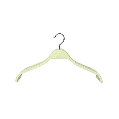 China Thickened non-slip 43cm length clothes hanger with pole for men's and women's clothing stores for sale