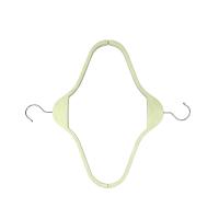 China Thickened non-slip 43cm length clothes hanger with pole for men's and women's clothing stores for sale
