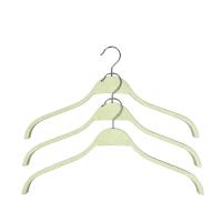 China Thickened non-slip 43cm length clothes hanger with pole for men's and women's clothing stores for sale