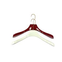 China ABS material suit hanger with 44cm length and color-blocked design for hotels and clothing stores for sale