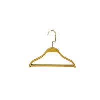 China Wood-look non-slip residue-free children's clothing hangers and kids clothes hangers for durable use in stores for sale