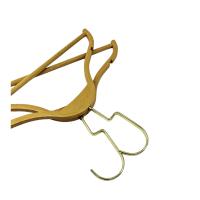 China Wood-look non-slip residue-free children's clothing hangers and kids clothes hangers for durable use in stores for sale