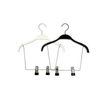 China Multi-layered anti-slip and mark-free children's clothing hanger 32cm long for kids clothes and onesies for sale