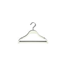 China 32cm length ABS/PP children's clothing hangers with grooved anti-slip design for secure garment display for sale