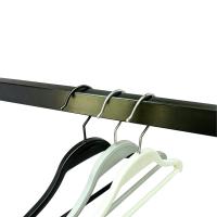 China 32cm length ABS/PP children's clothing hangers with grooved anti-slip design for secure garment display for sale