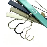 China Non-slip ABS material trouser hanger with 37cm length for suits and clothing stores for sale