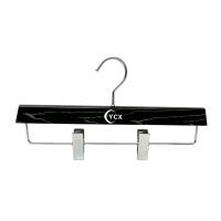 China Non-slip ABS material trouser hanger with 37cm length perfect for suits clothing stores and hotels for sale