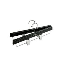 China Non-slip ABS material trouser hanger with 37cm length perfect for suits clothing stores and hotels for sale