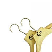 China ABS material suit hanger with non-slip wide shoulders and 44cm length for hotels and clothing stores for sale
